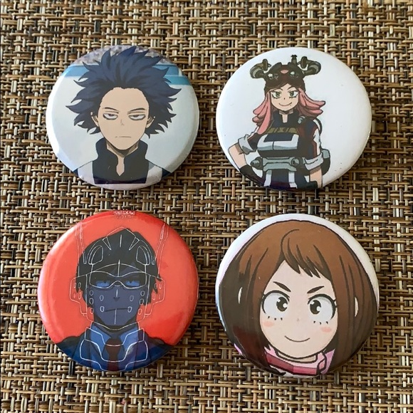 Accessories | Handmadenew My Hero Academia Pin Set | Poshmark